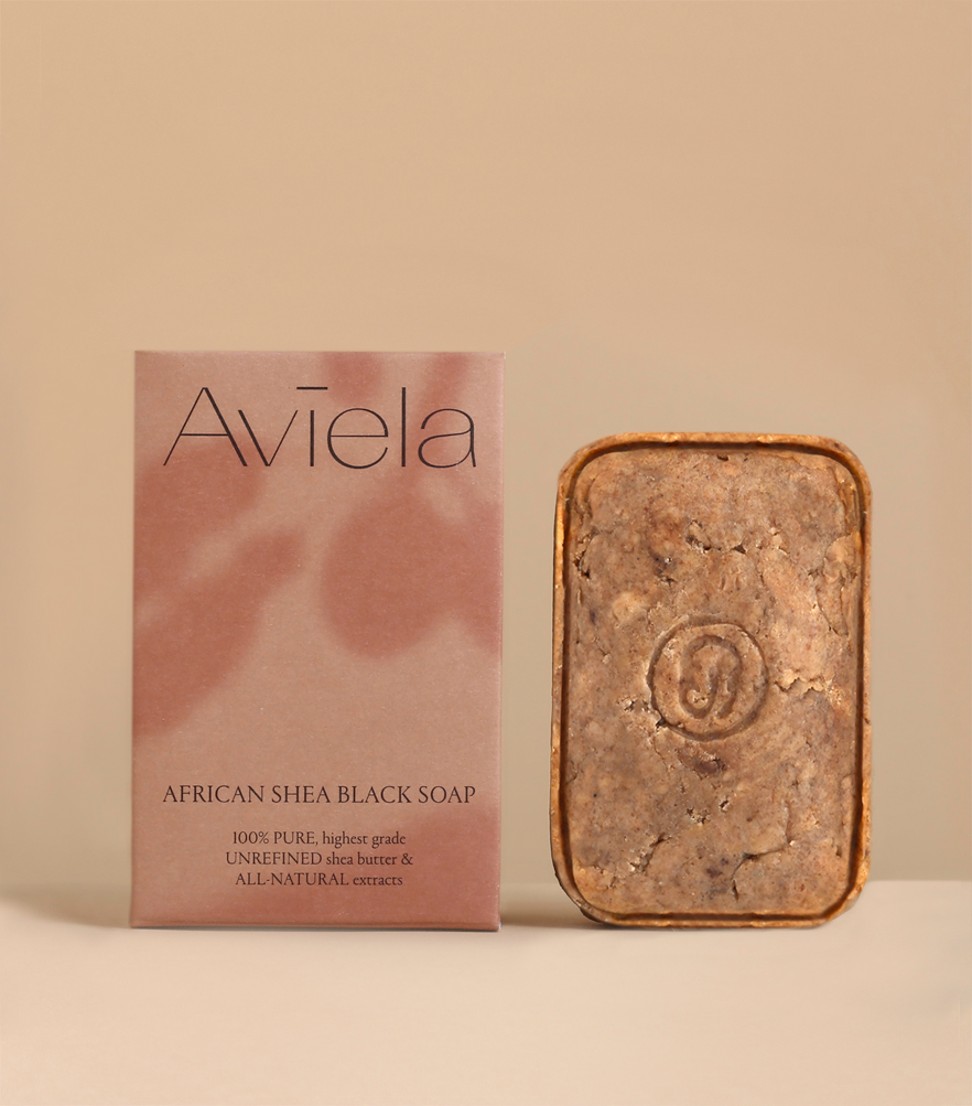 Aviela Skincare - African Shea Black Soap – Counter Culture Store