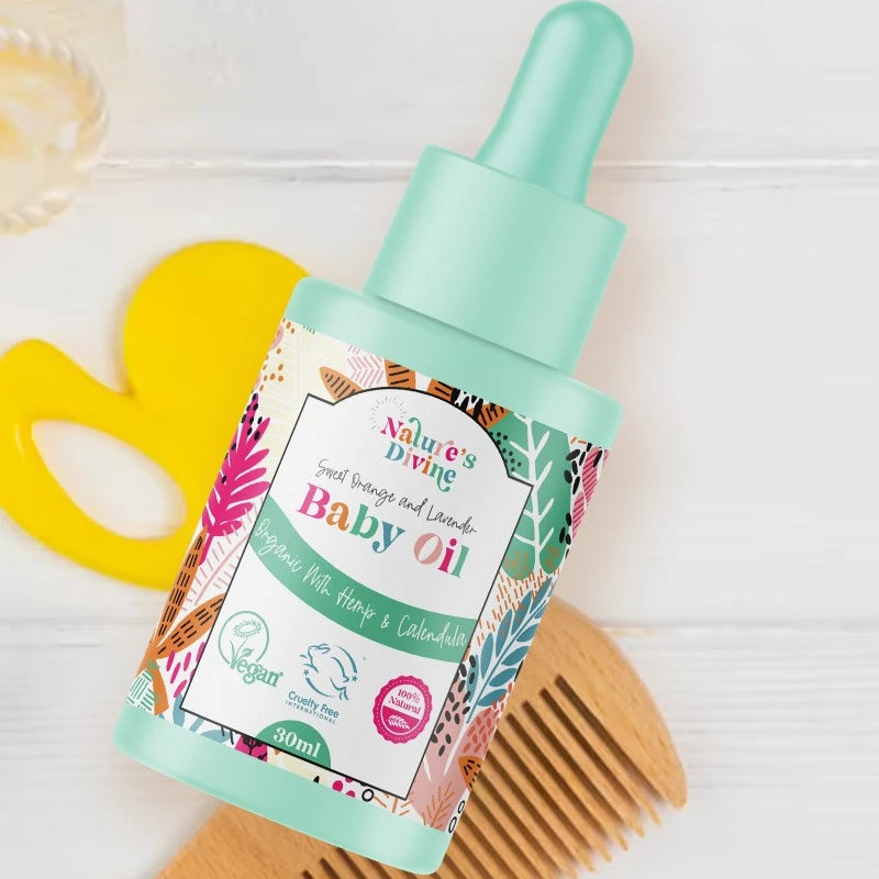 Nature’s Divine Organic Baby Oil 30ml. | Shop at Counter Culture Store