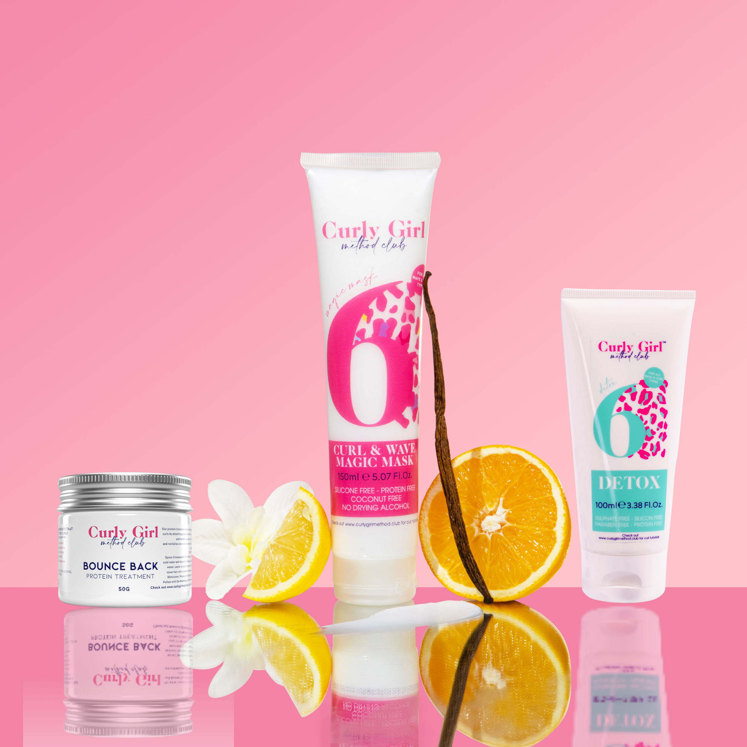 Curly Girl Treatment Trio | Detox • DeFrizz • Definition – Counter ...