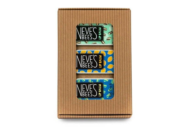 Neve's Bees Don’t Bee Blue Lip Balm Gift Box | Shop at Counter Culture ...