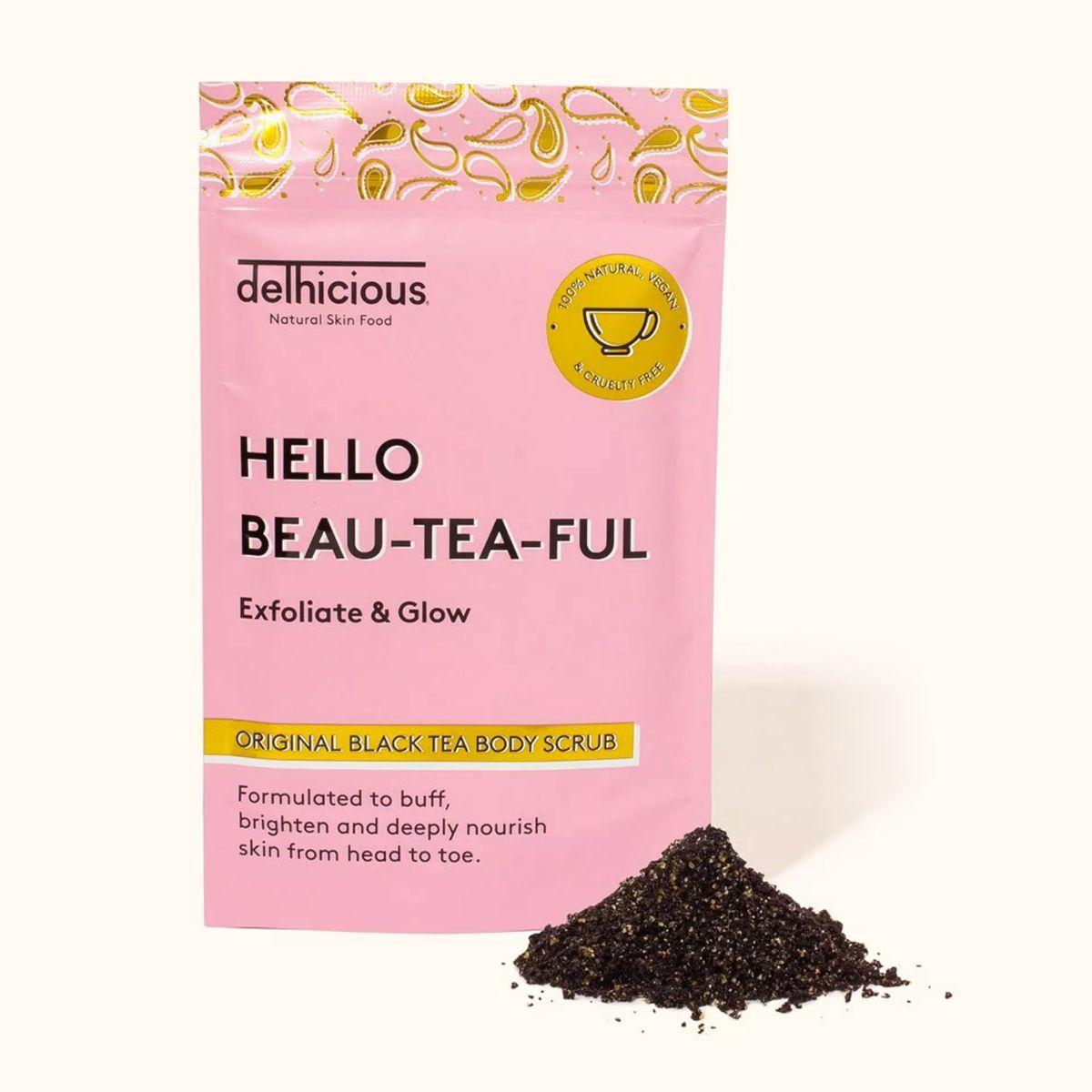 Delhicious Original Black Tea Body Scrub | Shop at Counter Culture Store