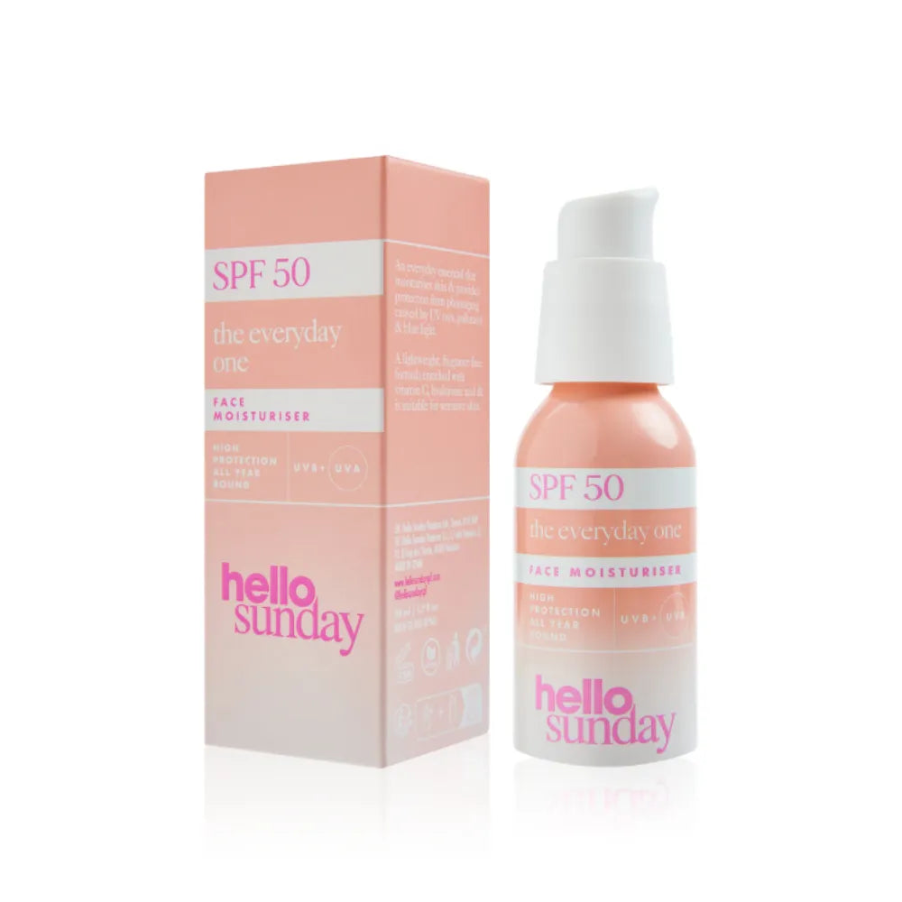 Hello Sunday the Everyday One Face Moisturiser SPF50 | Shop at Counter ...