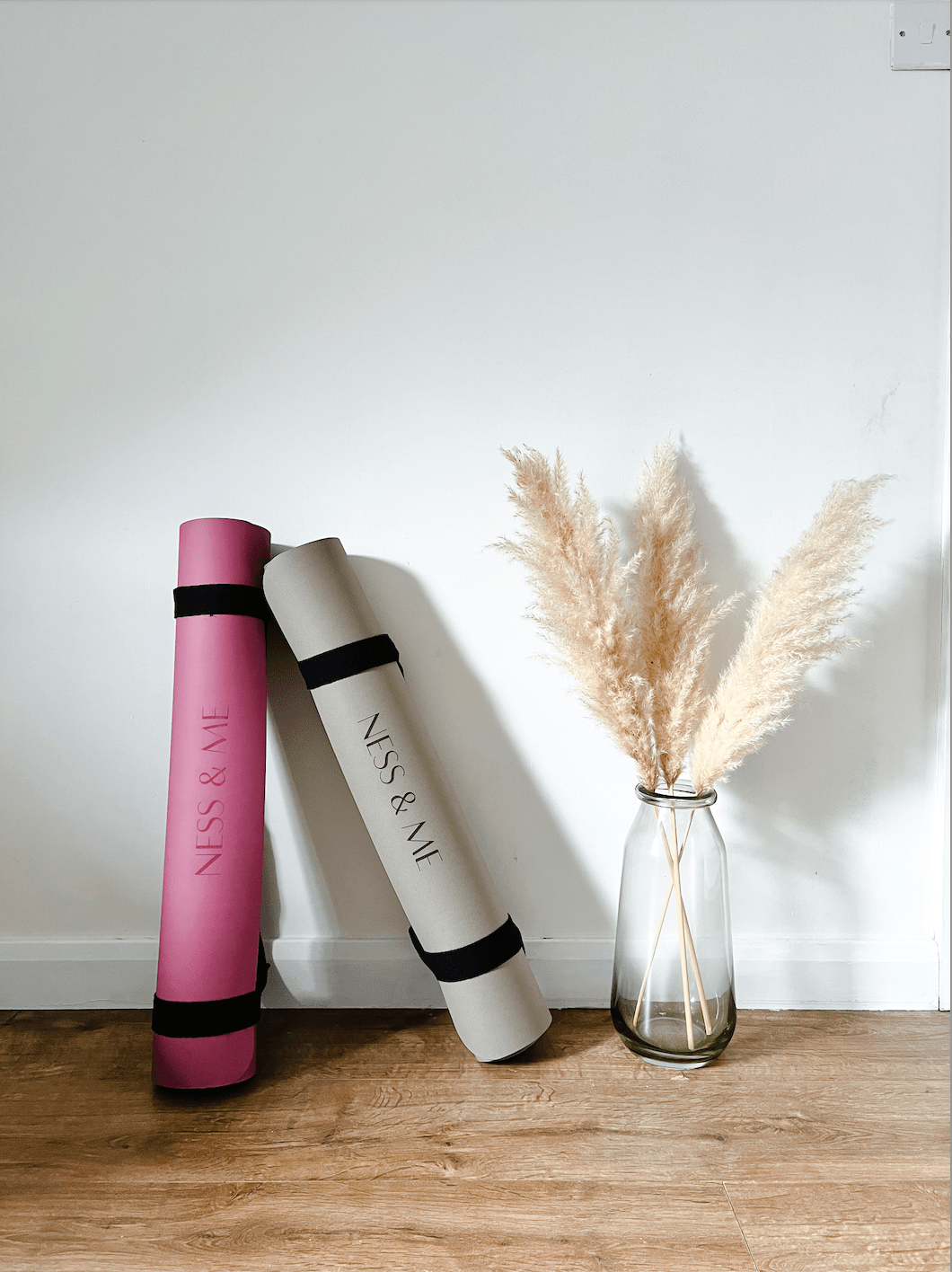 Ness & Me PU Yoga Mat 4mm - Milk Tea (+ Free Carry Strap) | Shop at ...