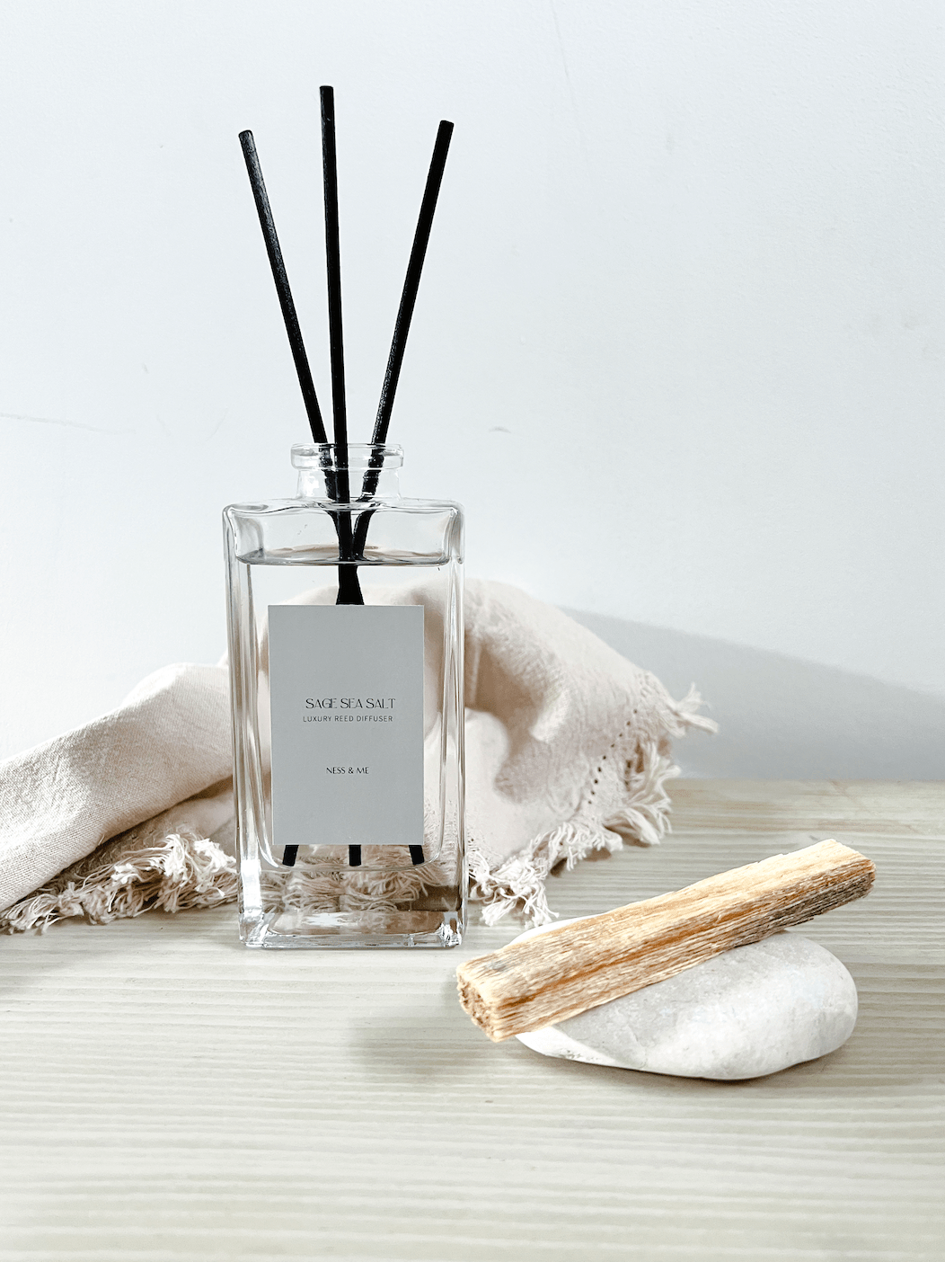 Ness & Me Luxury Reed Diffuser 150ml - Sage & Sea Salt | Shop at ...